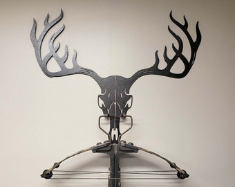 Metal Deer Skull Rack - Etsy