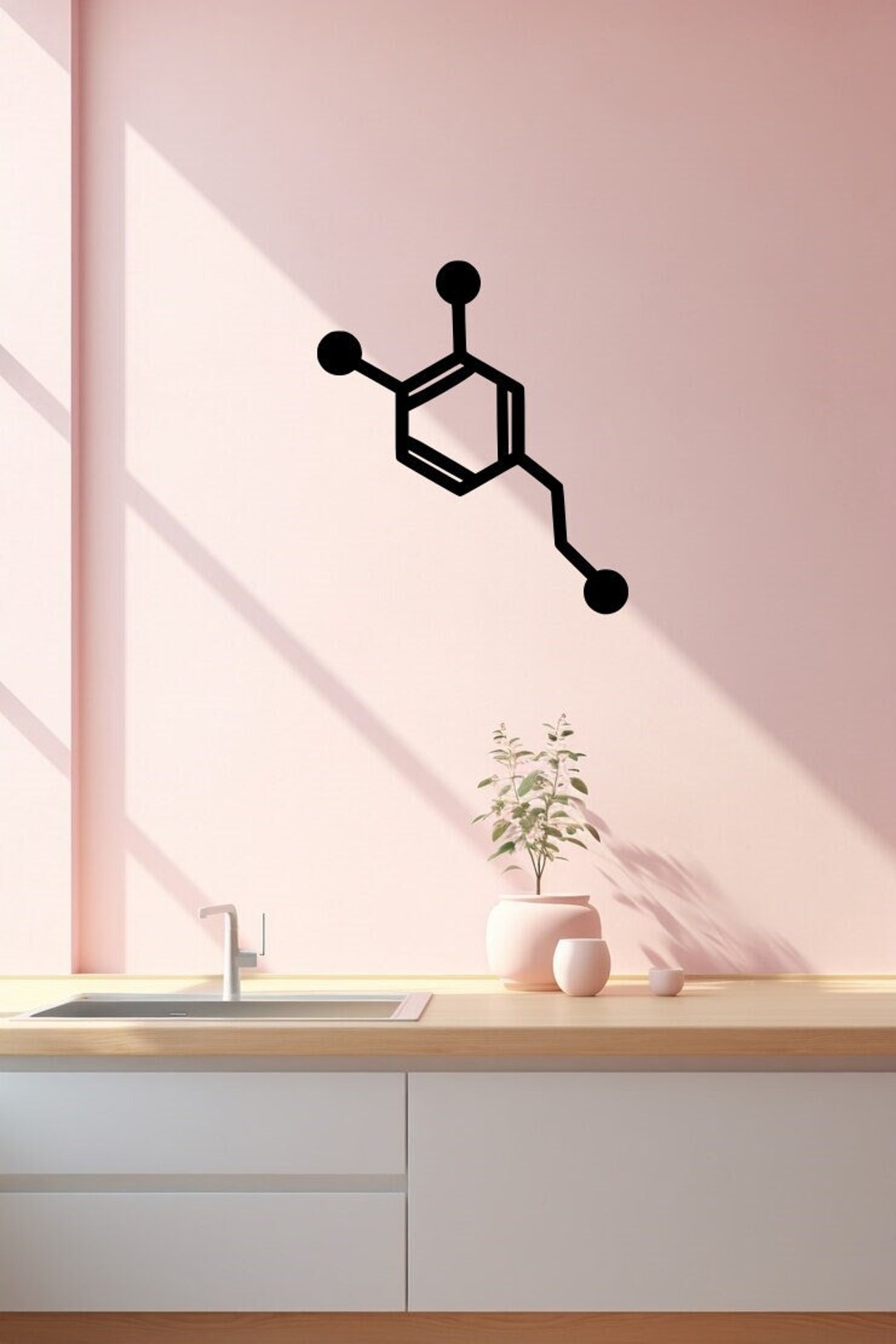 Dopamine Molecule Laser Cut Wall Art - Etsy
