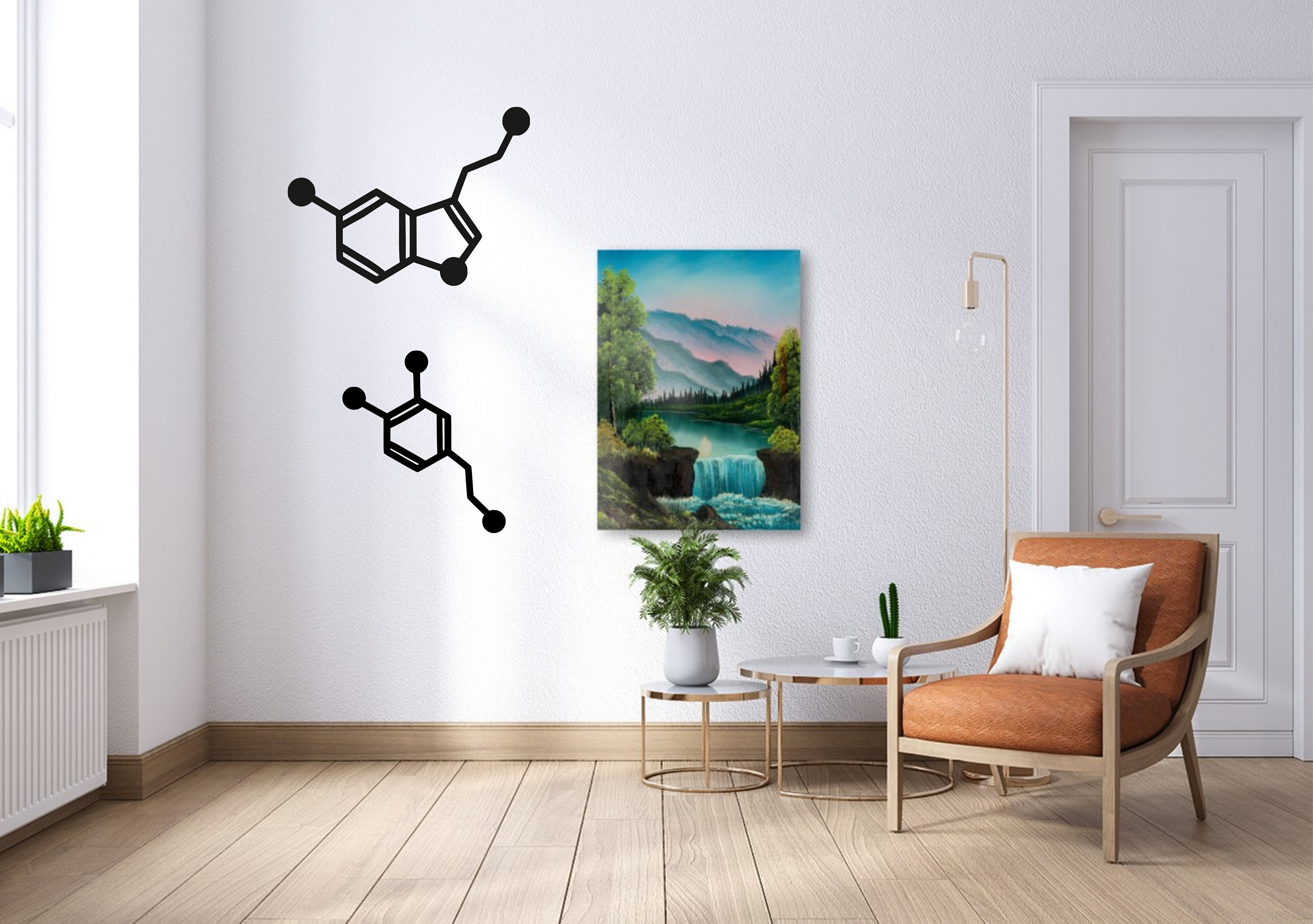 Dopamine Molecule Laser Cut Wall Art - Etsy