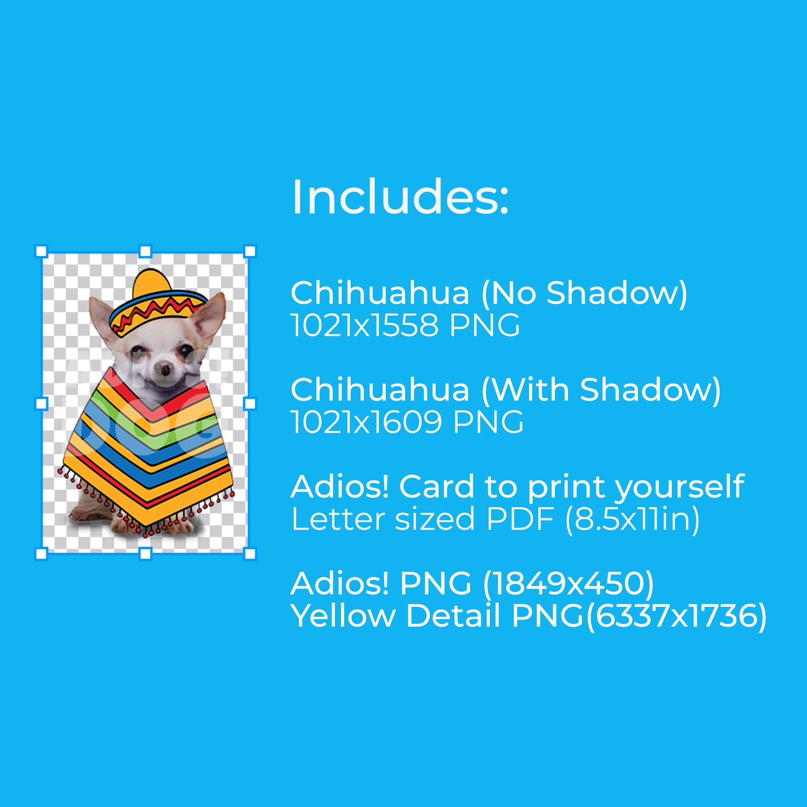 Adios! Dog Meme Card - Kit to Print Greeting Card (printable PDF ...