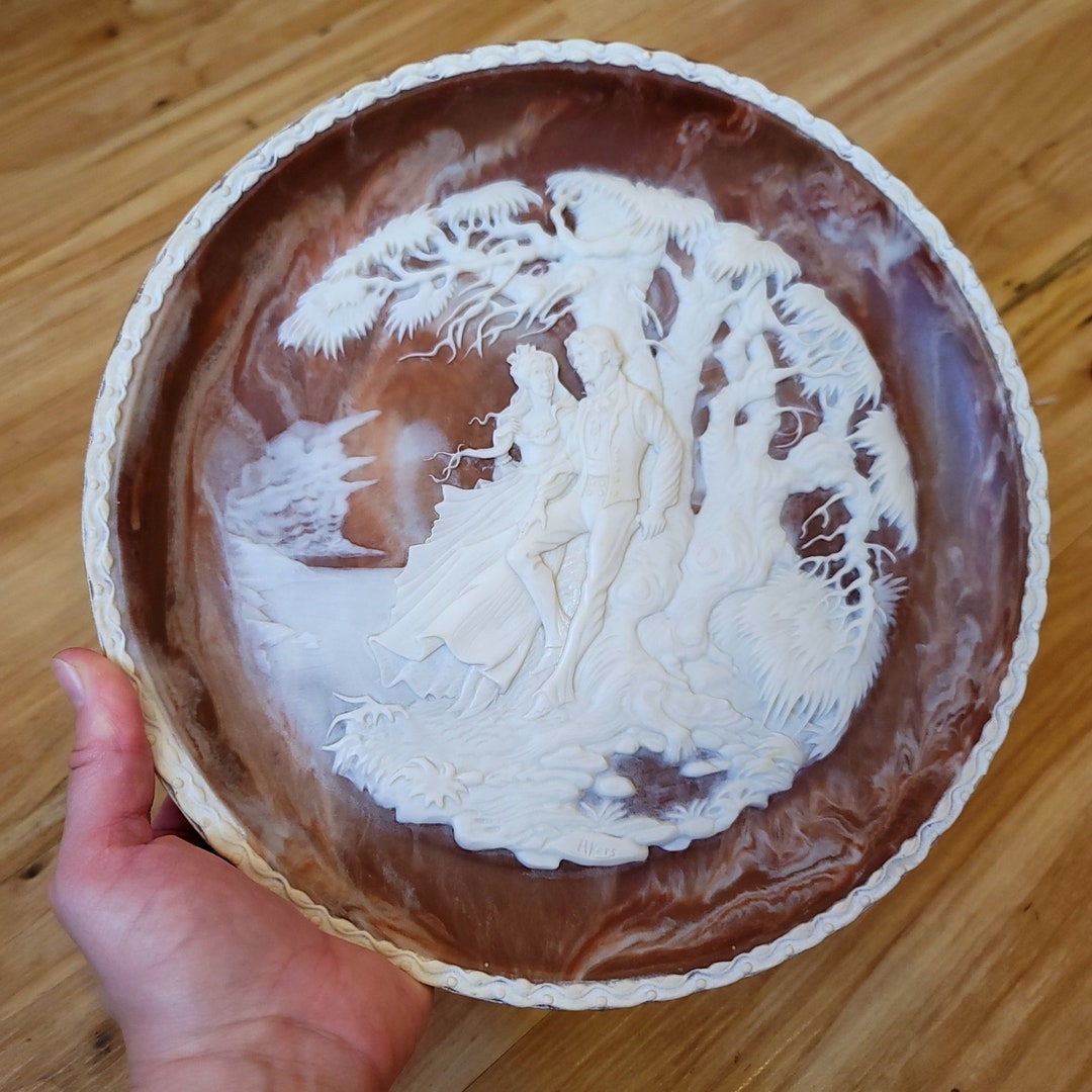 10 Incolay Stone Plate the Recollection by - Etsy