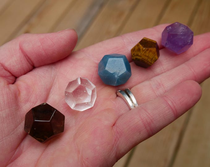 Mini Dodecahedron Carvings | Aether or Universe Element of the Platonic ...
