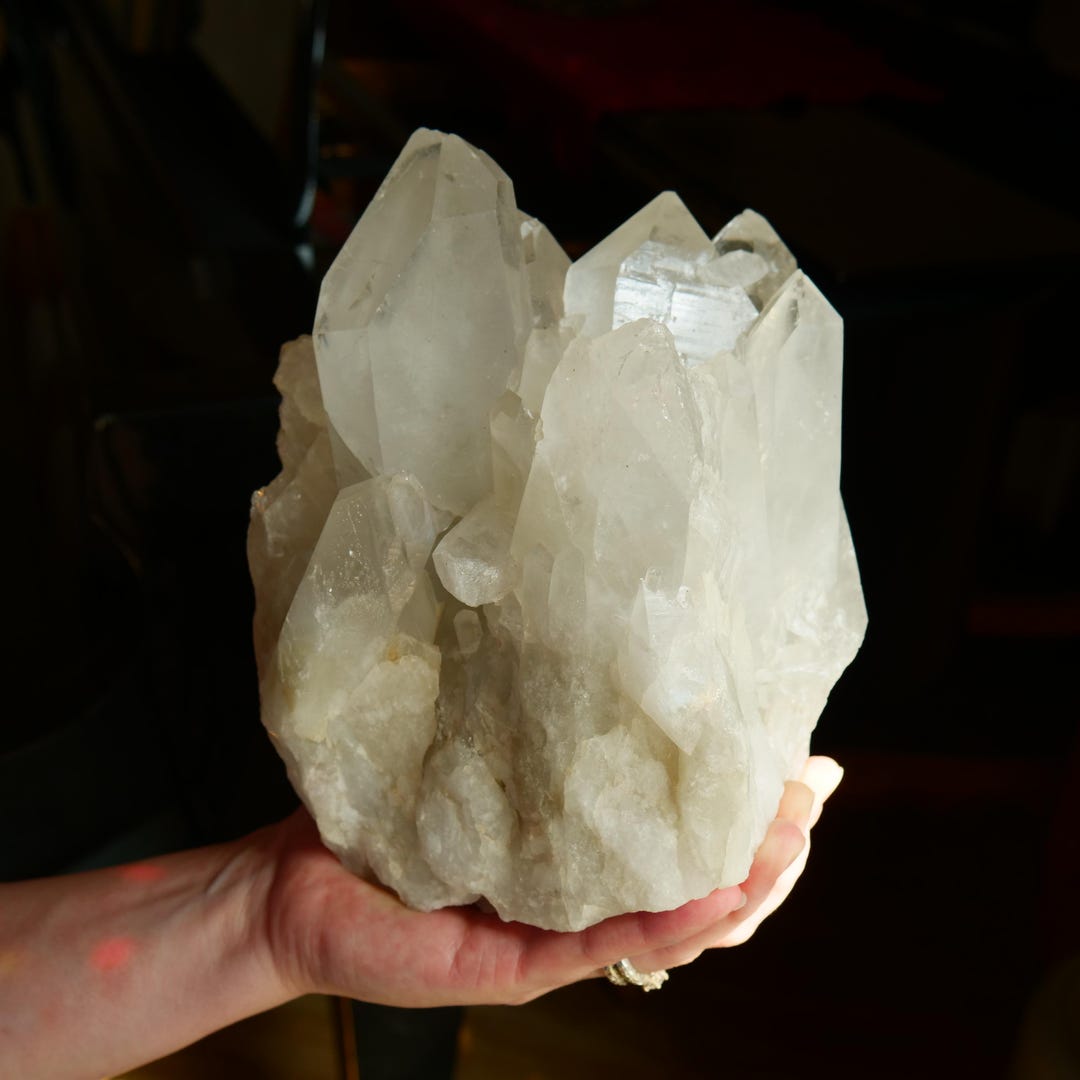 8 Lb HUGE Quartz Cluster From Brazil 8 Tall Self Standing - Etsy
