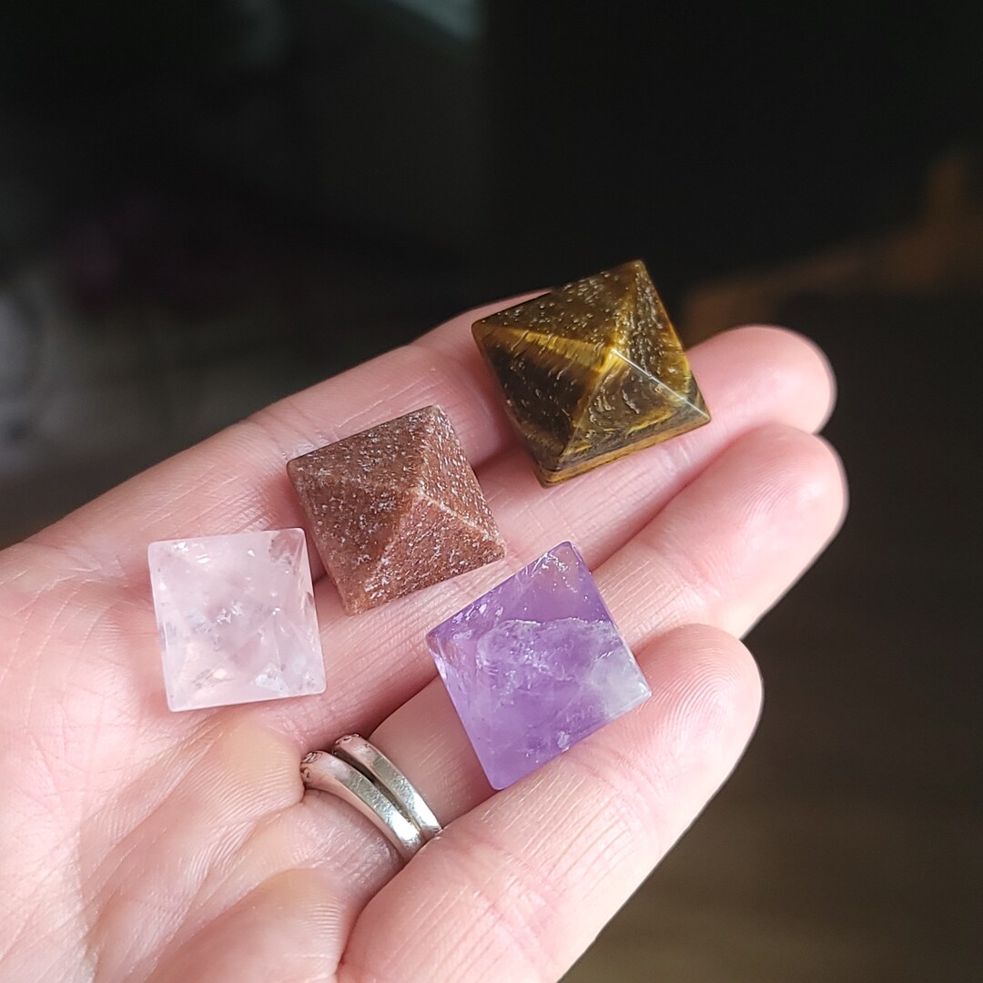 Octahedron Crystal Mini Carving | Air Element of the Platonic Solids ...