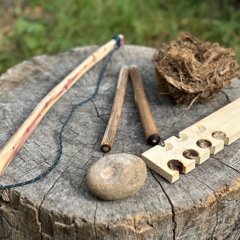 Hand Drill Bushcraft - Etsy