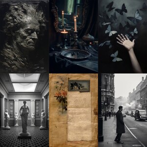 Dark Academia Aesthetic Wall Decor- 160pcs - Vintage Poster Wall ...