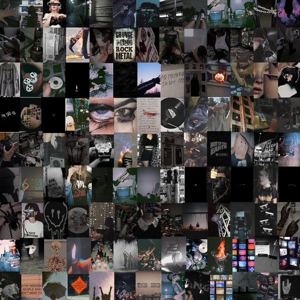 Grunge Collage Kit - Etsy