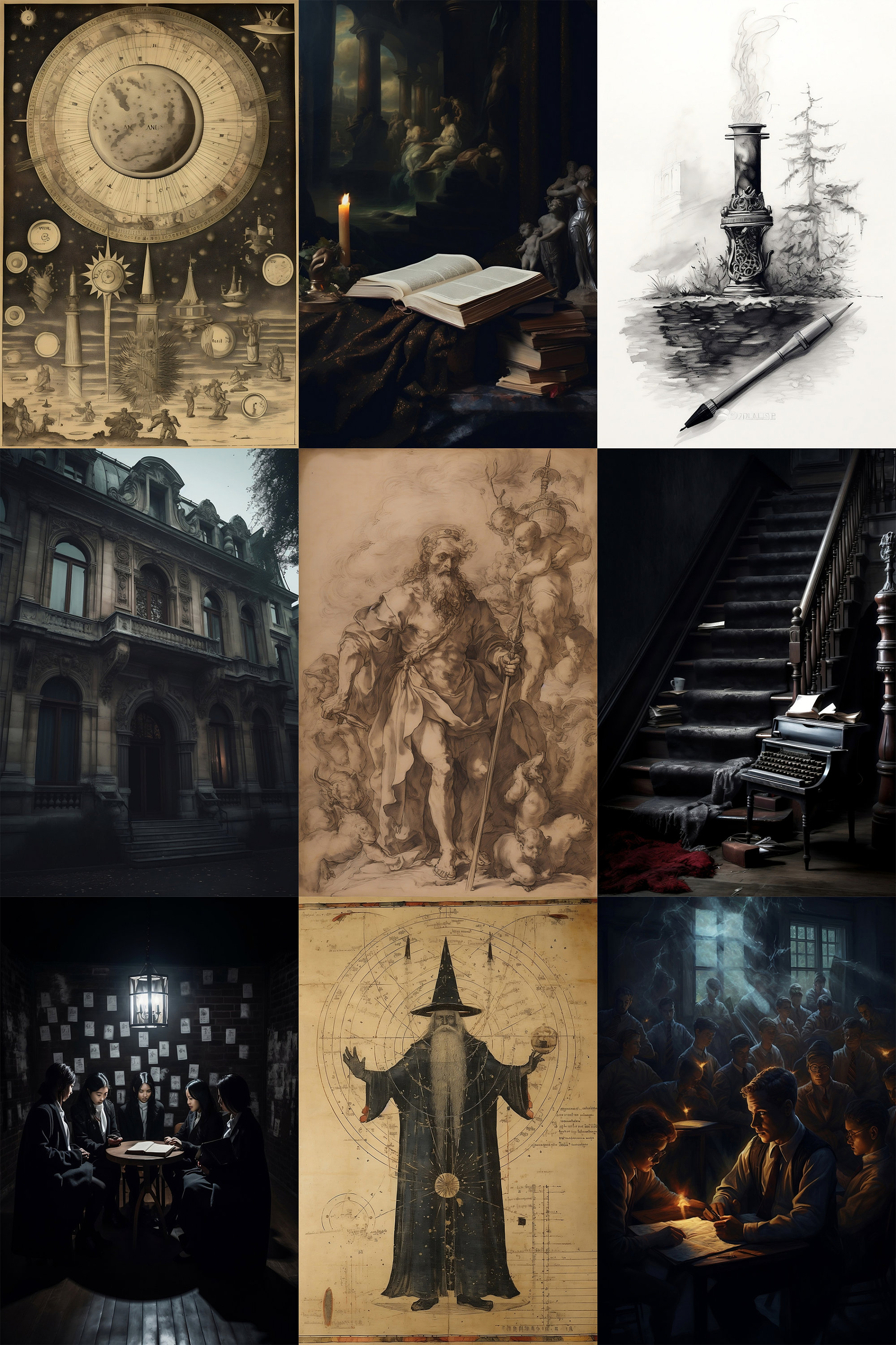 Dark Academia Aesthetic Wall Decor 160pcs Vintage Poster - Etsy UK