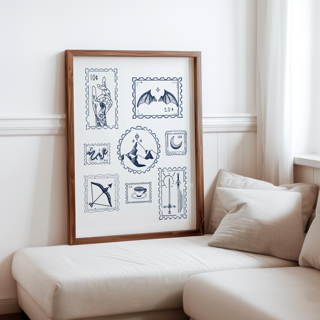 Digital Download ACOMAF Night Court Art Print, Home Decor, Fantasy Wall ...