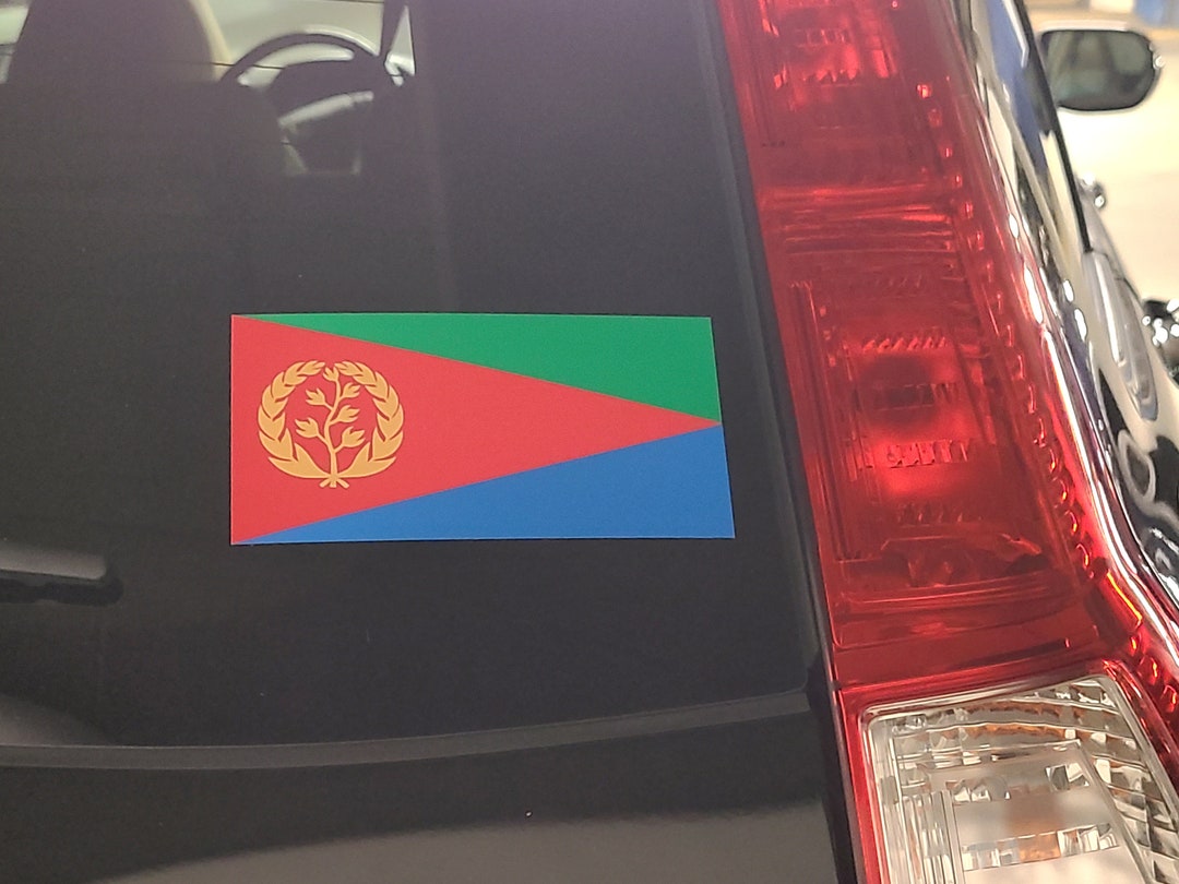 Eritrea Flag Car Decal, Habesha Decal, Bumper Sticker - Etsy