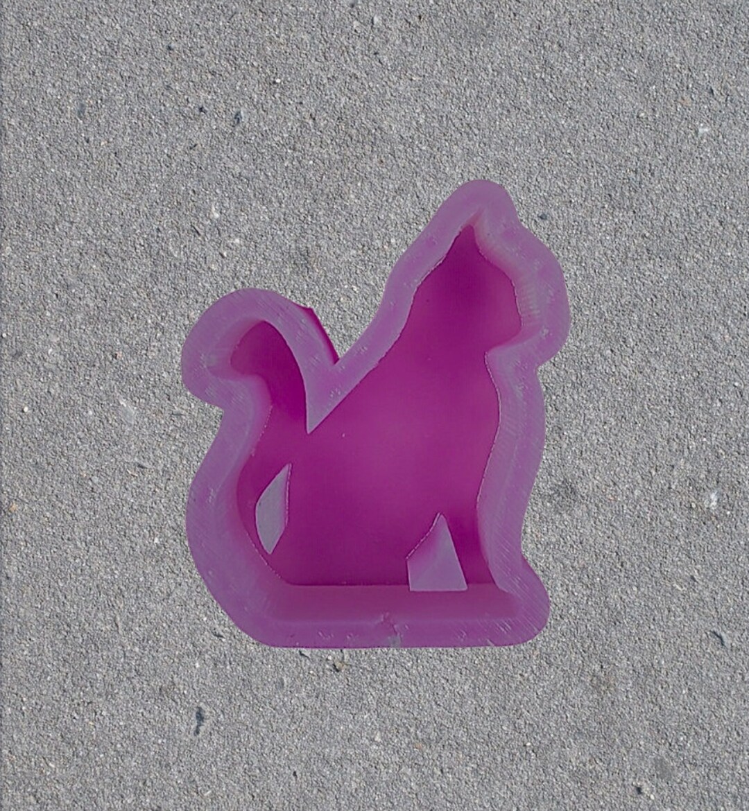 Small Cat Mold for Freshie Vent Mold, Soap Making Wax Melt Mold, Clay ...