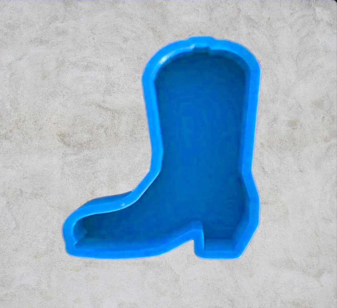 Cowboy Boot Mold for Freshie Mold for Him, Candle Making, Rodeo, Clay ...