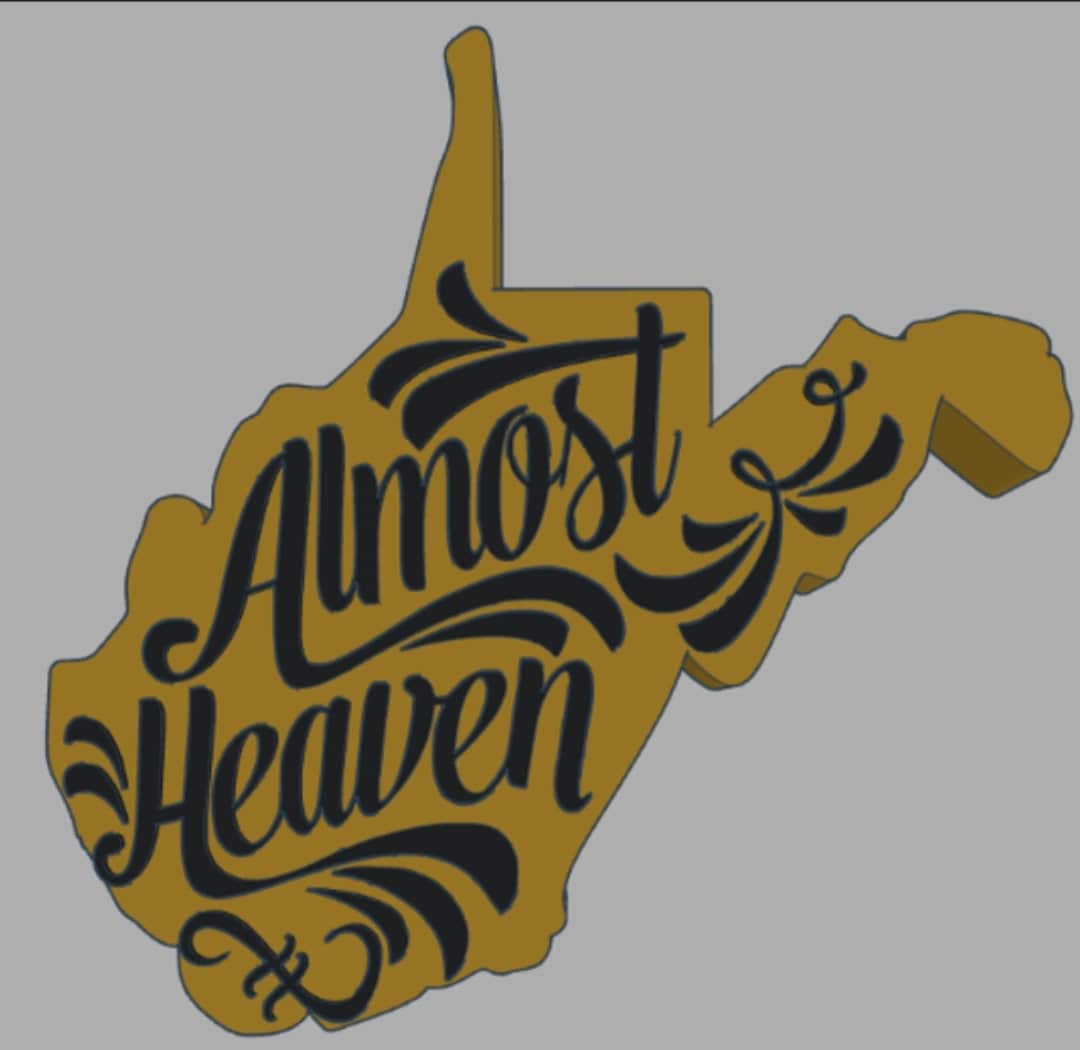 Almost Heaven West Virginia Mold for Freshies Silicone Mold - Etsy