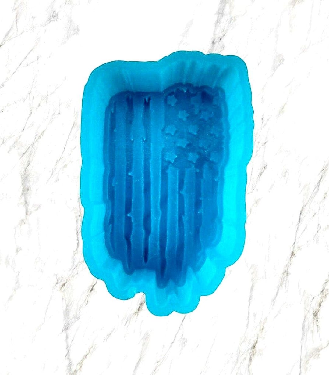 Tattered Flag Mold for Freshie Mold for Veterans, Soap Making Wax Melt ...