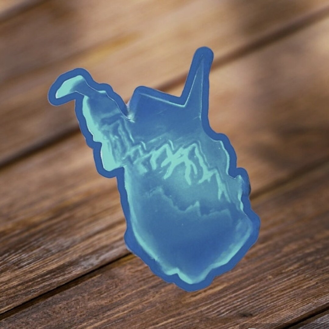 West Virginia Mold for Freshie Mold for Soap Making Resin Craft, WV ...