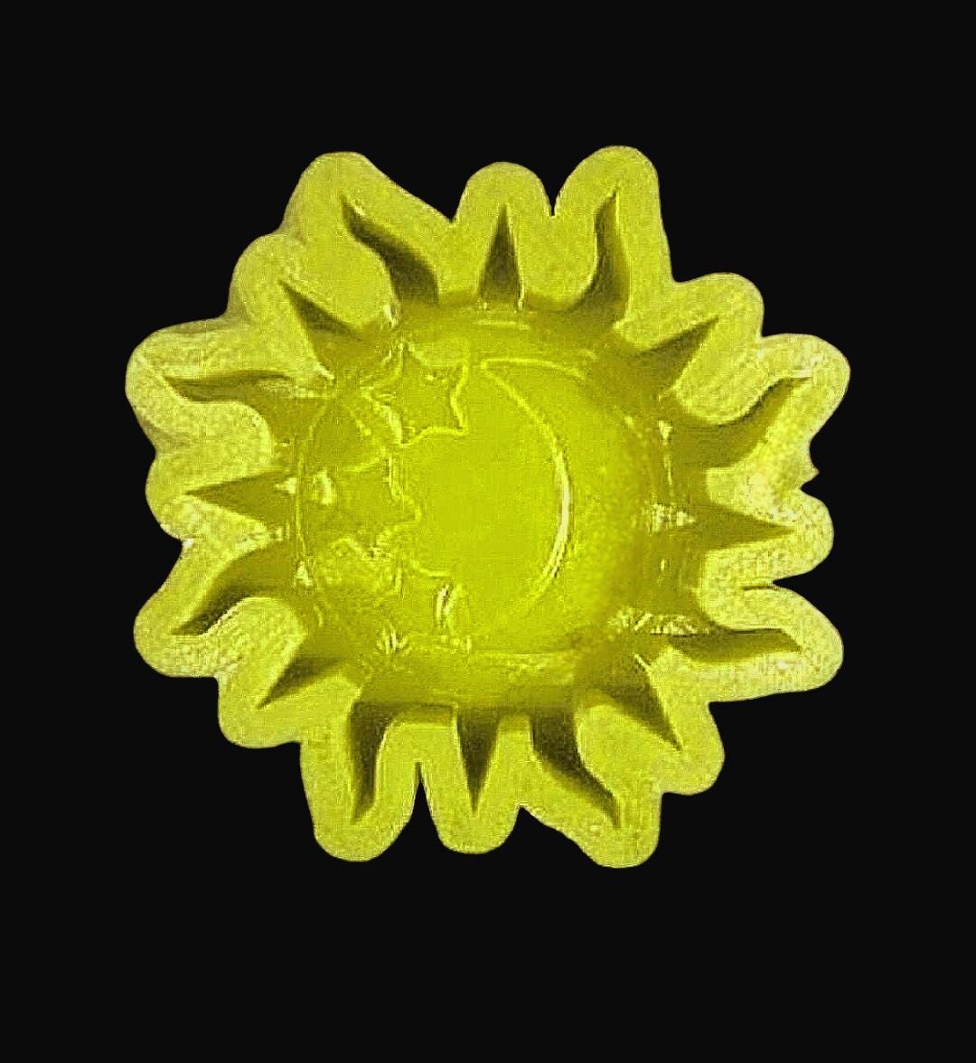 Aztec Sun Moon Mold, Freshie Mold for Soap Mold, Candle, Clay, Wax Melt ...