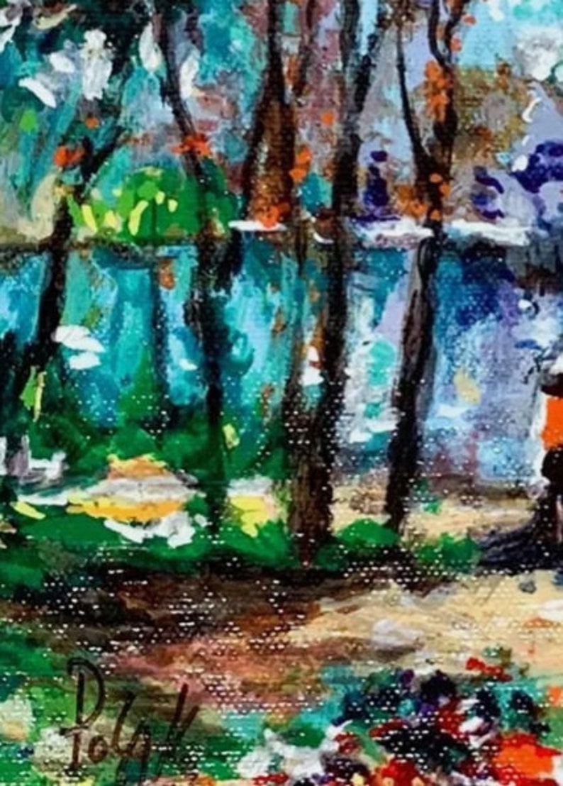 Dimitri Polak Watching Boats Art Hand Signed Limited Edition Serigraph ...