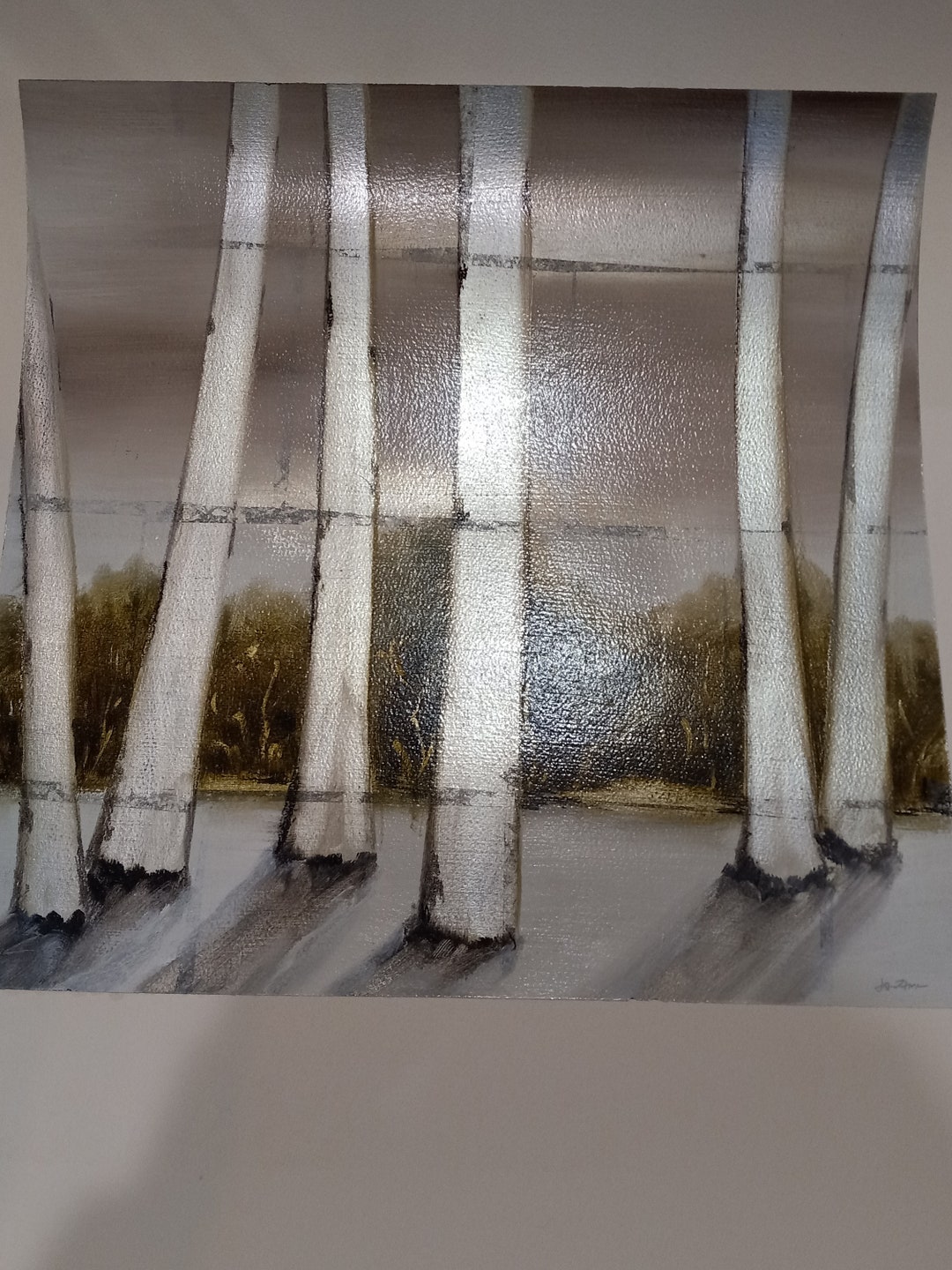 Jason Horton "landreth" Silver Mixed Media Art: Hand Signed Original ...