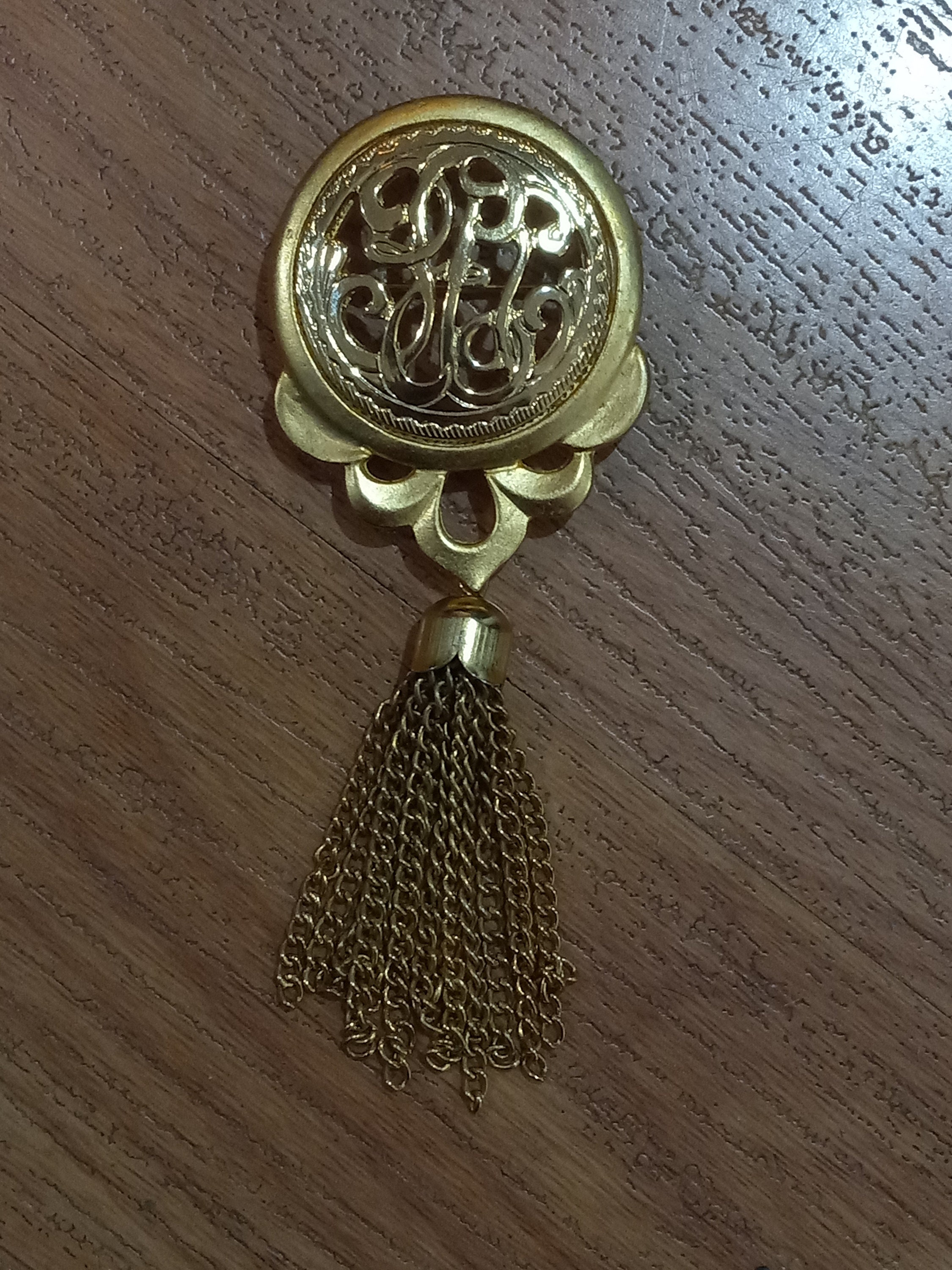 Vintage GJD Ginnie Johansen Designs Vintage Golden GJD Monogrammed ...