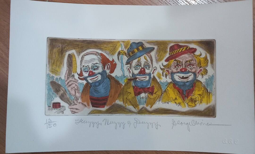 Rare George Crionas Frump Wumpy Dumpy Hand Signed Numbered Autograph ...