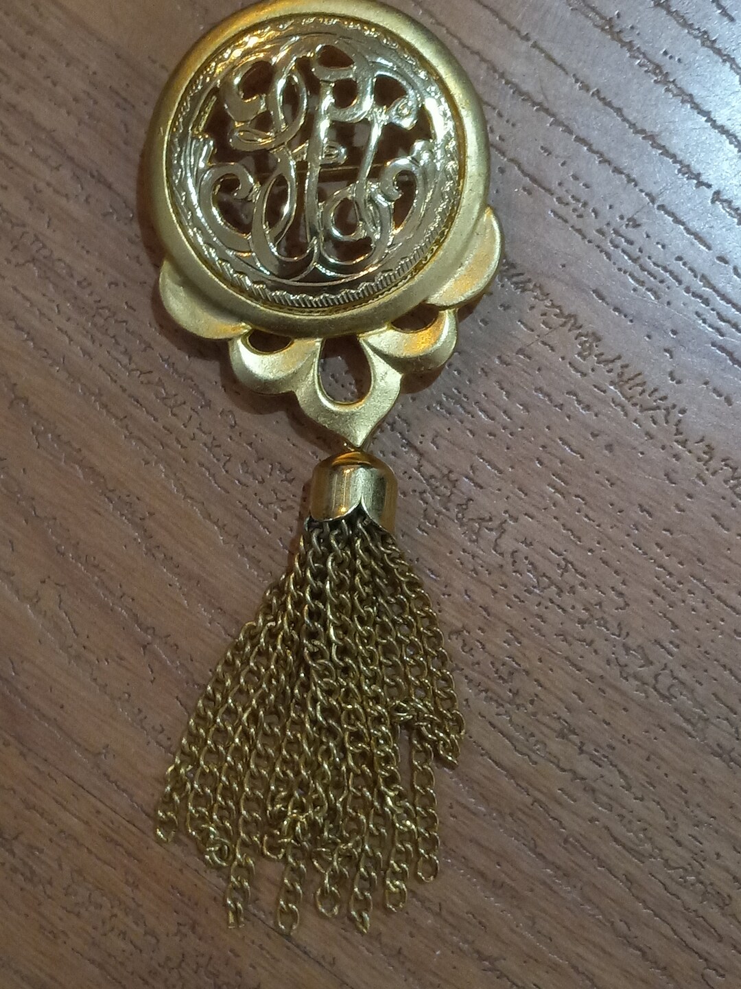 Vintage GJD Ginnie Johansen Designs Vintage Golden GJD Monogrammed ...