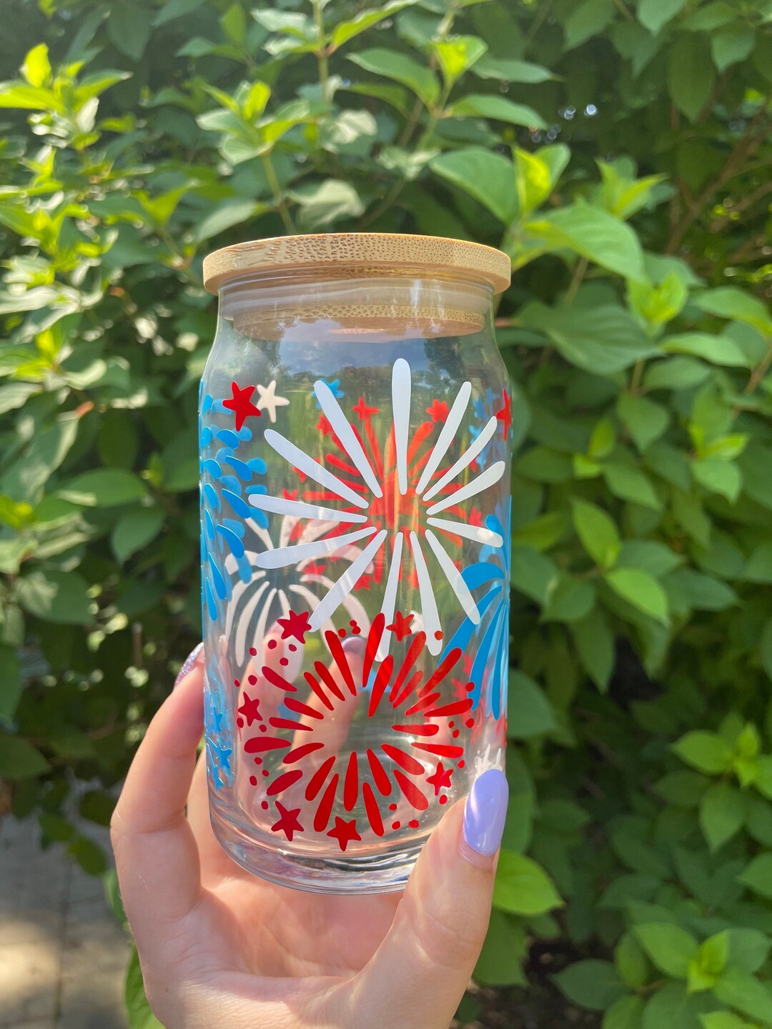 Fireworks | Beer Can Glass - Etsy