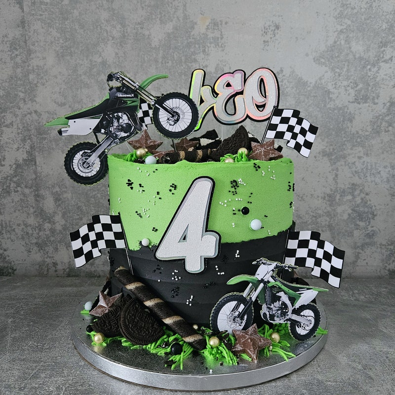 Bike Themed Cake Topper - Etsy UK