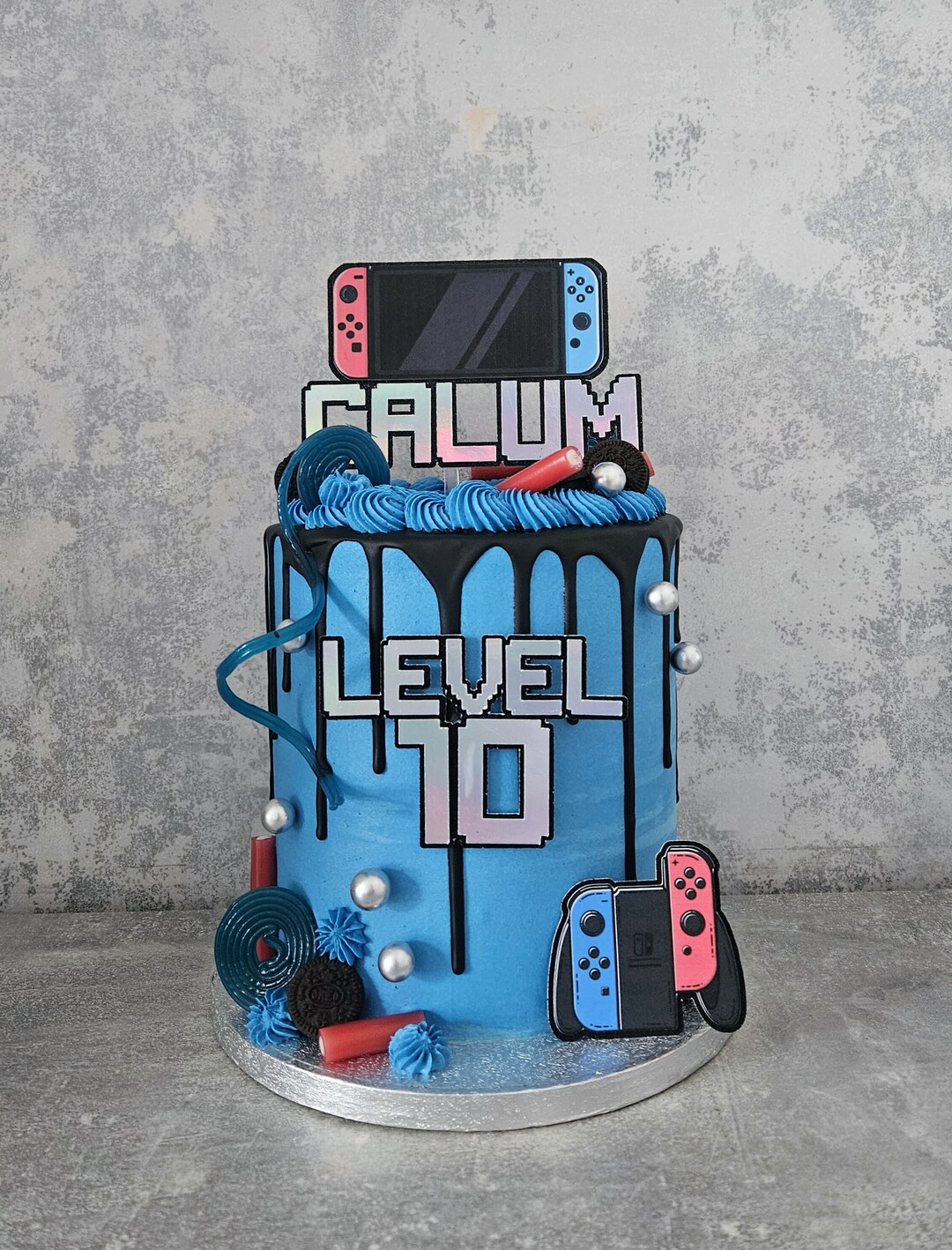 Gamer Themed Cake Topper Set - Etsy UK