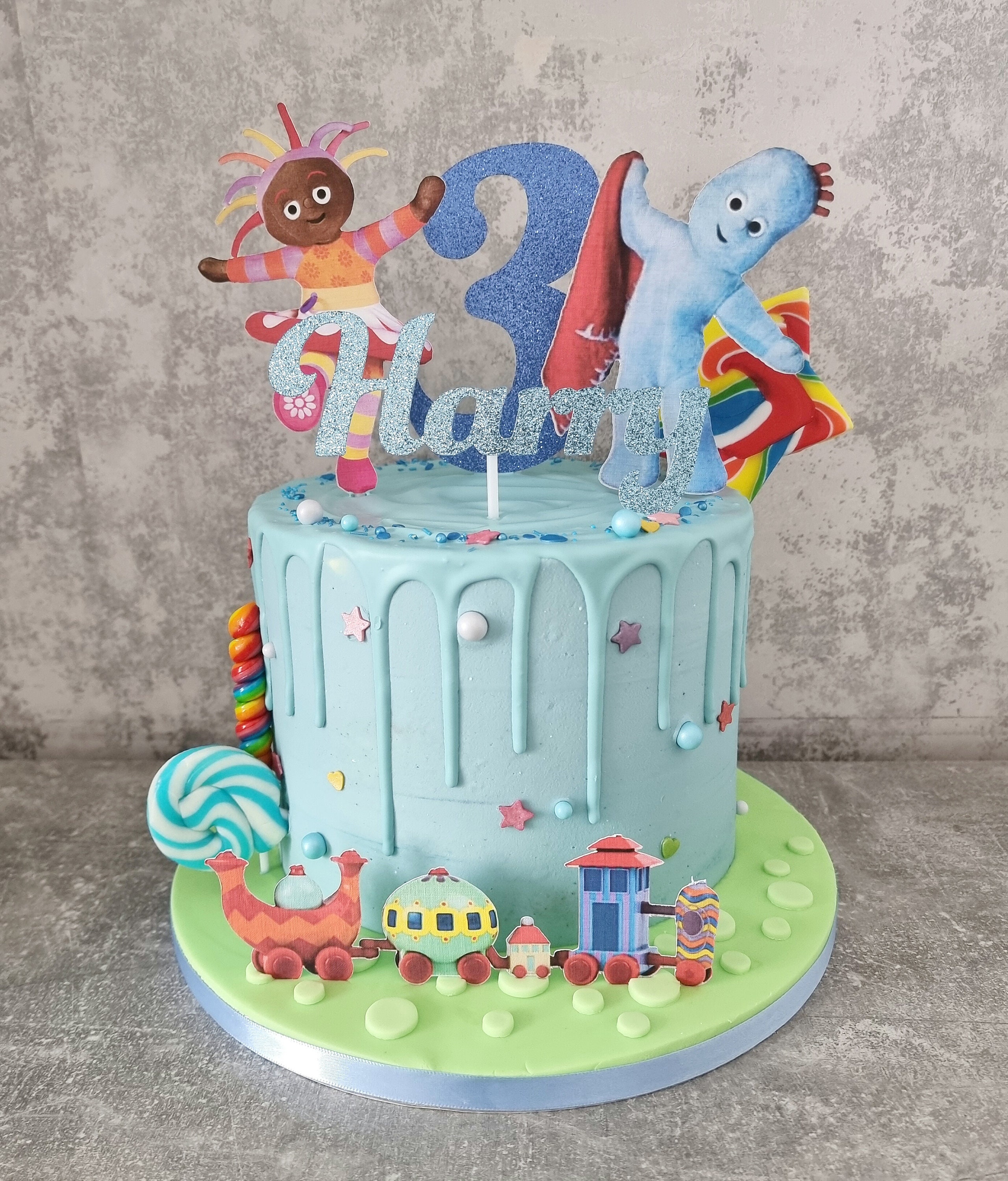 In the Night Garden Themed Personalised Cake Topper Set - Etsy UK In the Night Garden Themed Personalised Cake Topper Set - Etsy UK