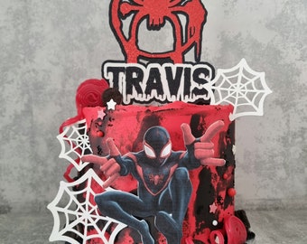 Miles Morales Cake Topper - Etsy UK