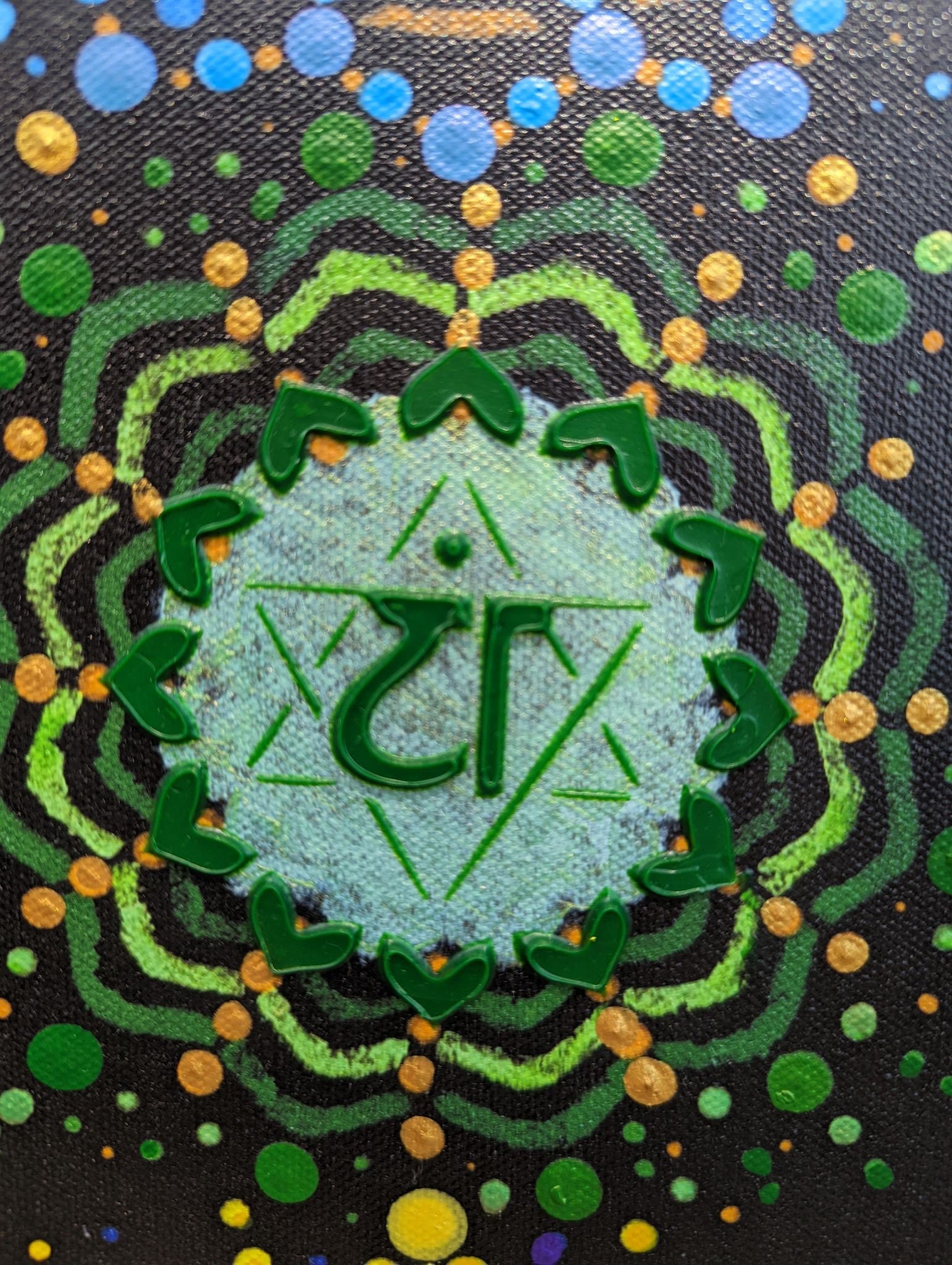 Vertical Chakra Energy Painting chakra Art Hindu Art - Etsy