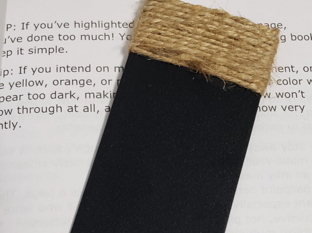 Jute Rope Bookmarks - Etsy