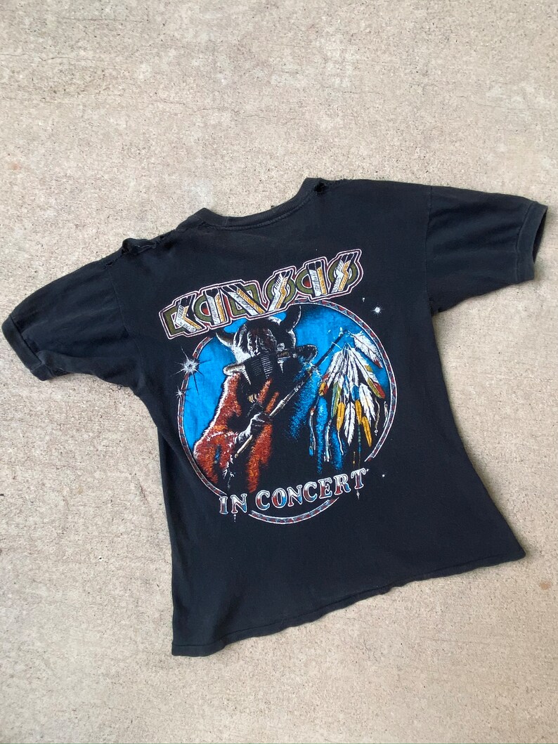 Vintage 1979 Kansas Tour Tee - Etsy