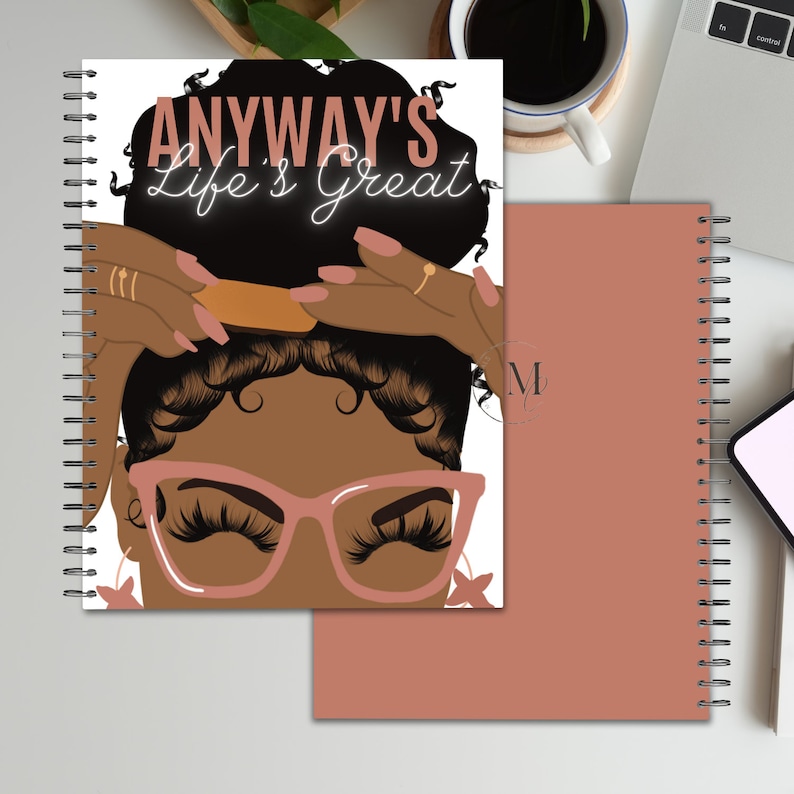Anyway's Life's Great, Planner Cover, Journal Cover, Notebook Cover ...