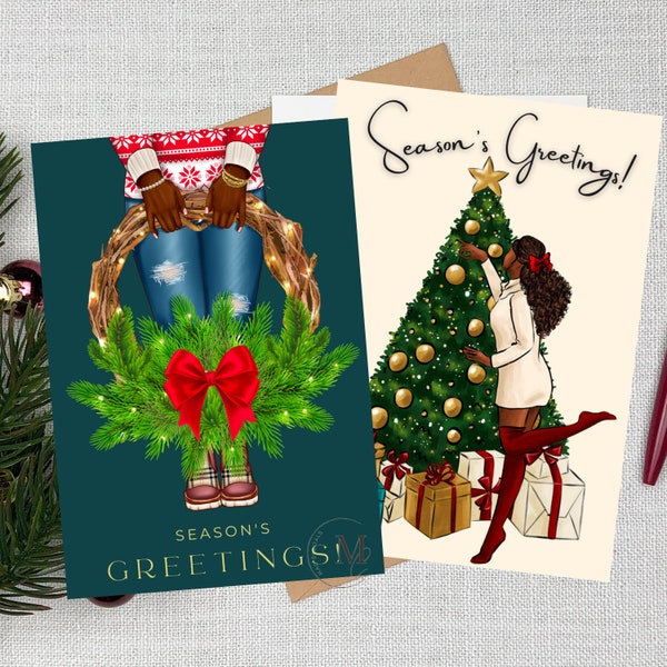 The Office Christmas Cards Download - Etsy
