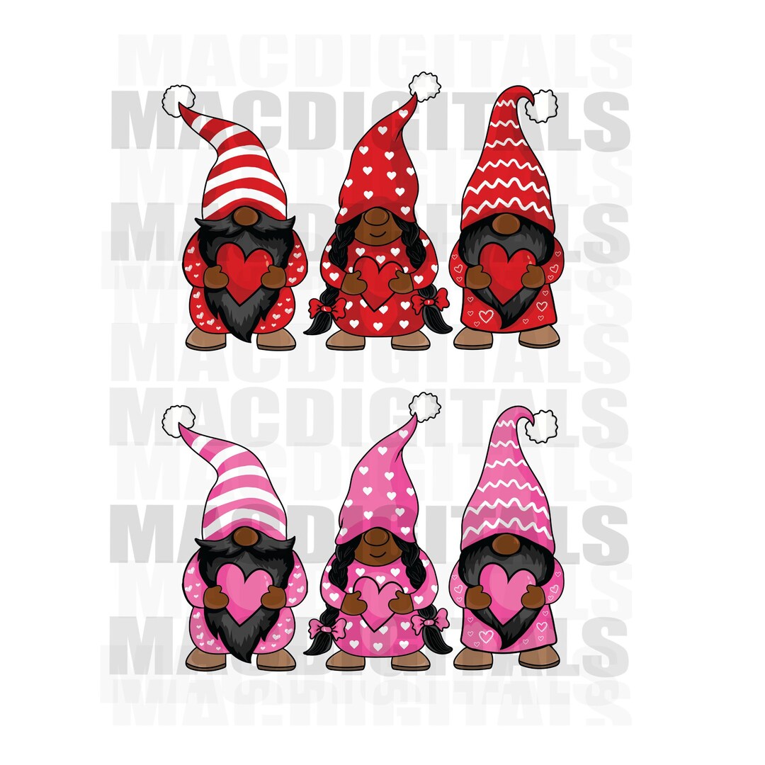 Valentine's Day Gnomes, Gnome With Heart Png, Valentine's Day, Cute ...