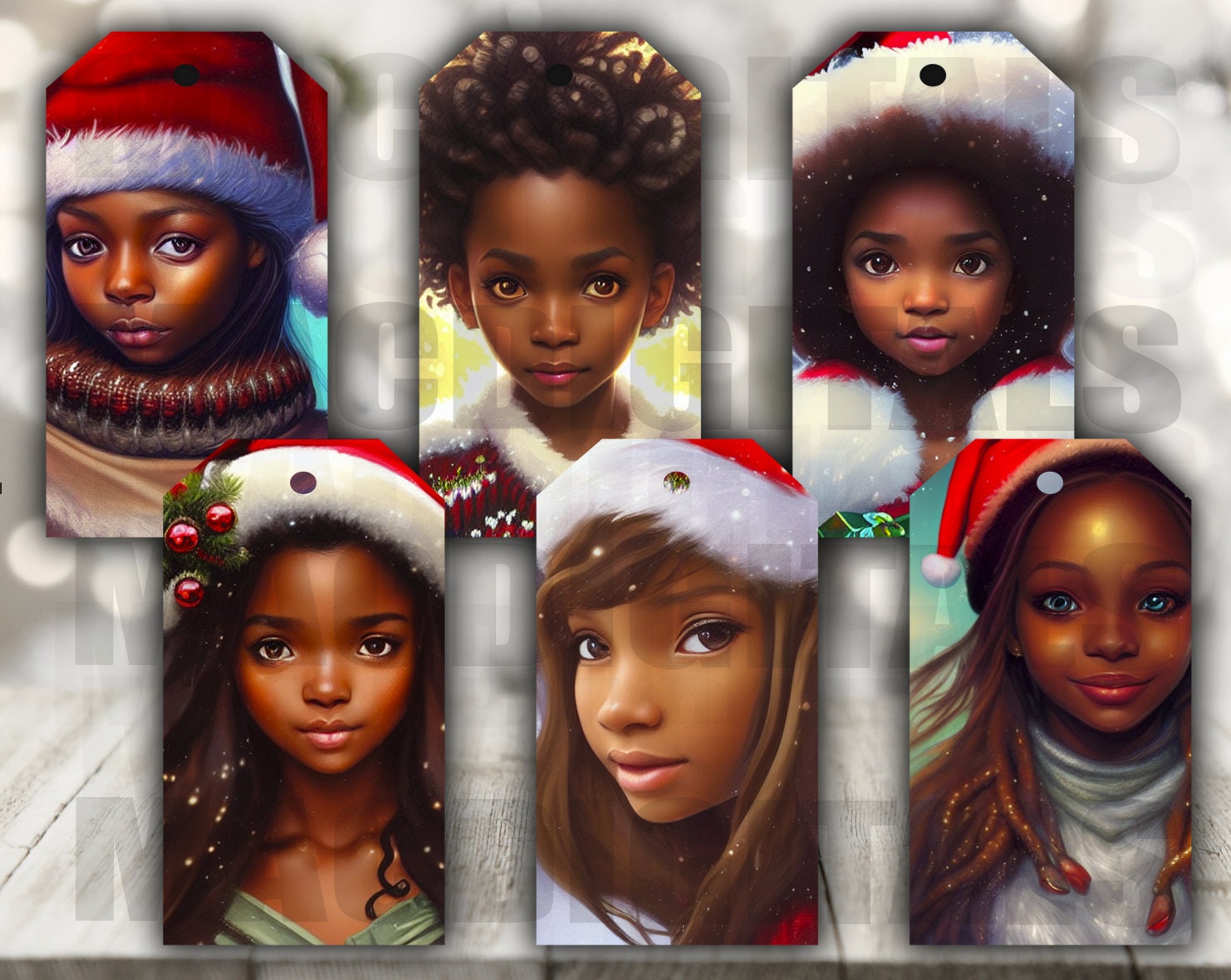 Printable Gift Tags, Christmas Labels, Holiday Gift Tags, Christmas ...