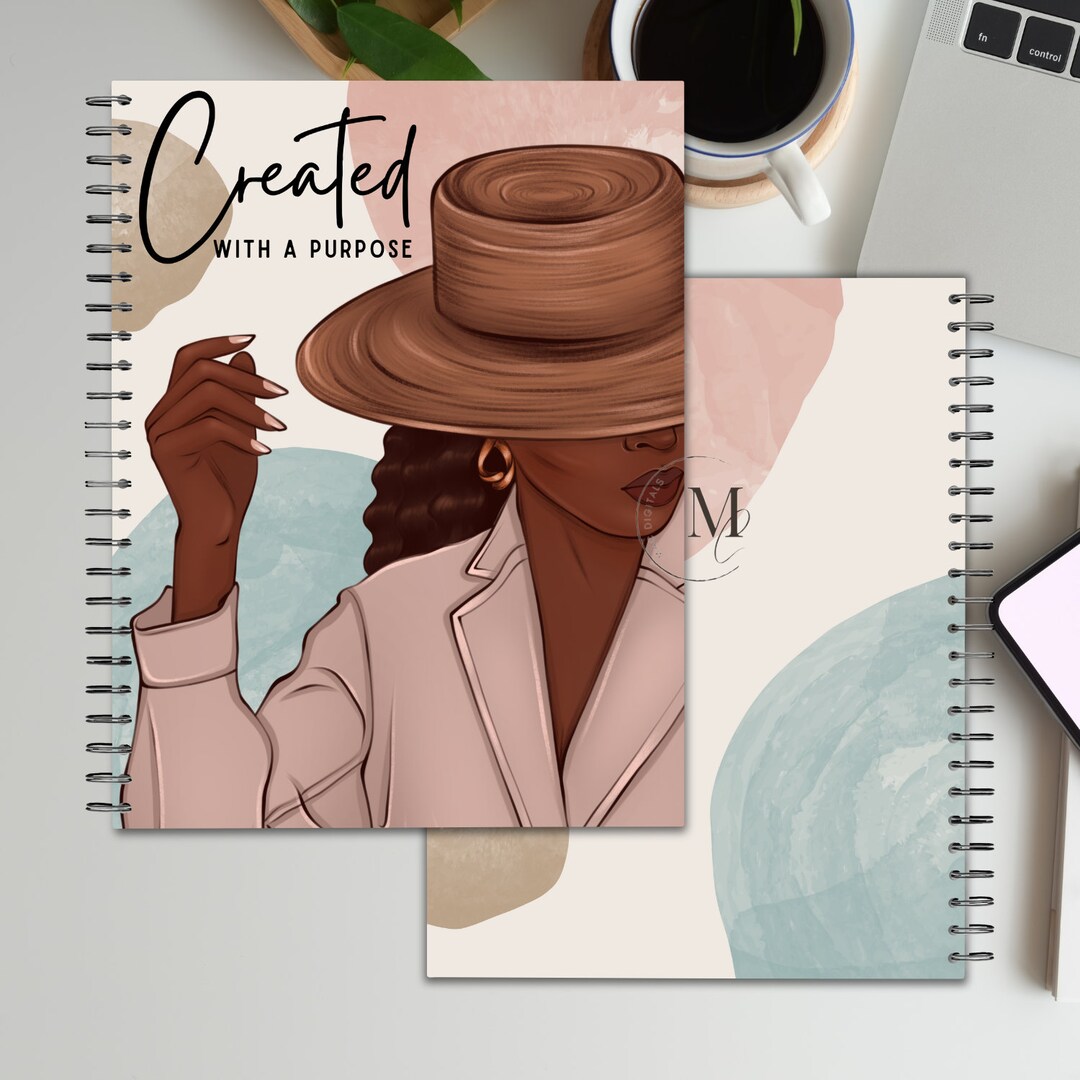 Created With A Purpose, Planner Cover, Journal Cover, Notebook Cover ...