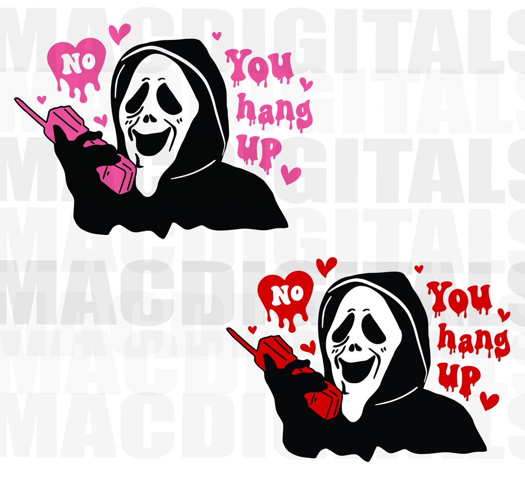 No You Hang up First, Scream, Ghostface, Valentine's Day Clipart ...