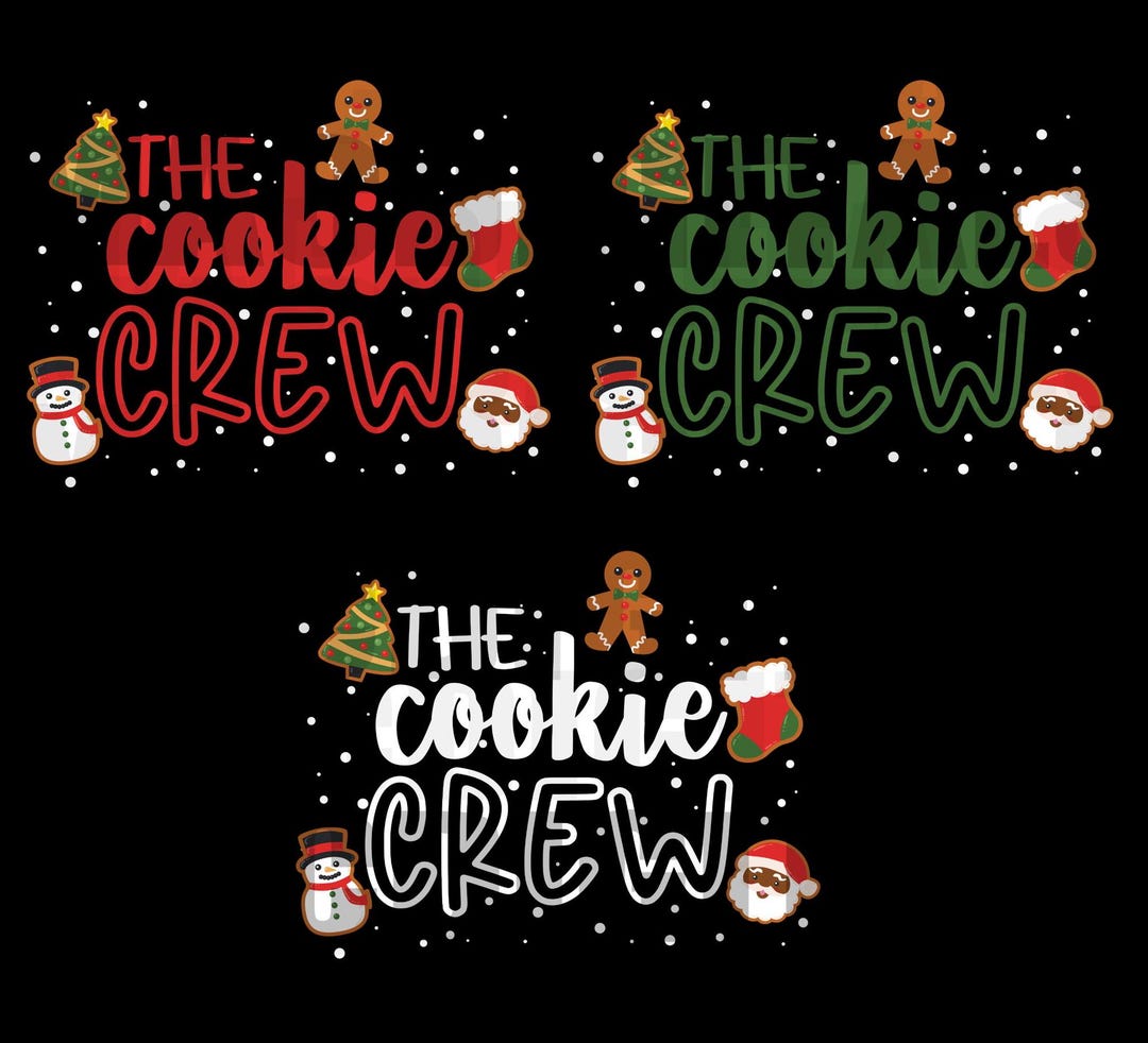 The Cookie Crew, Christmas Cookies, Matching Family Shirts, Christmas ...
