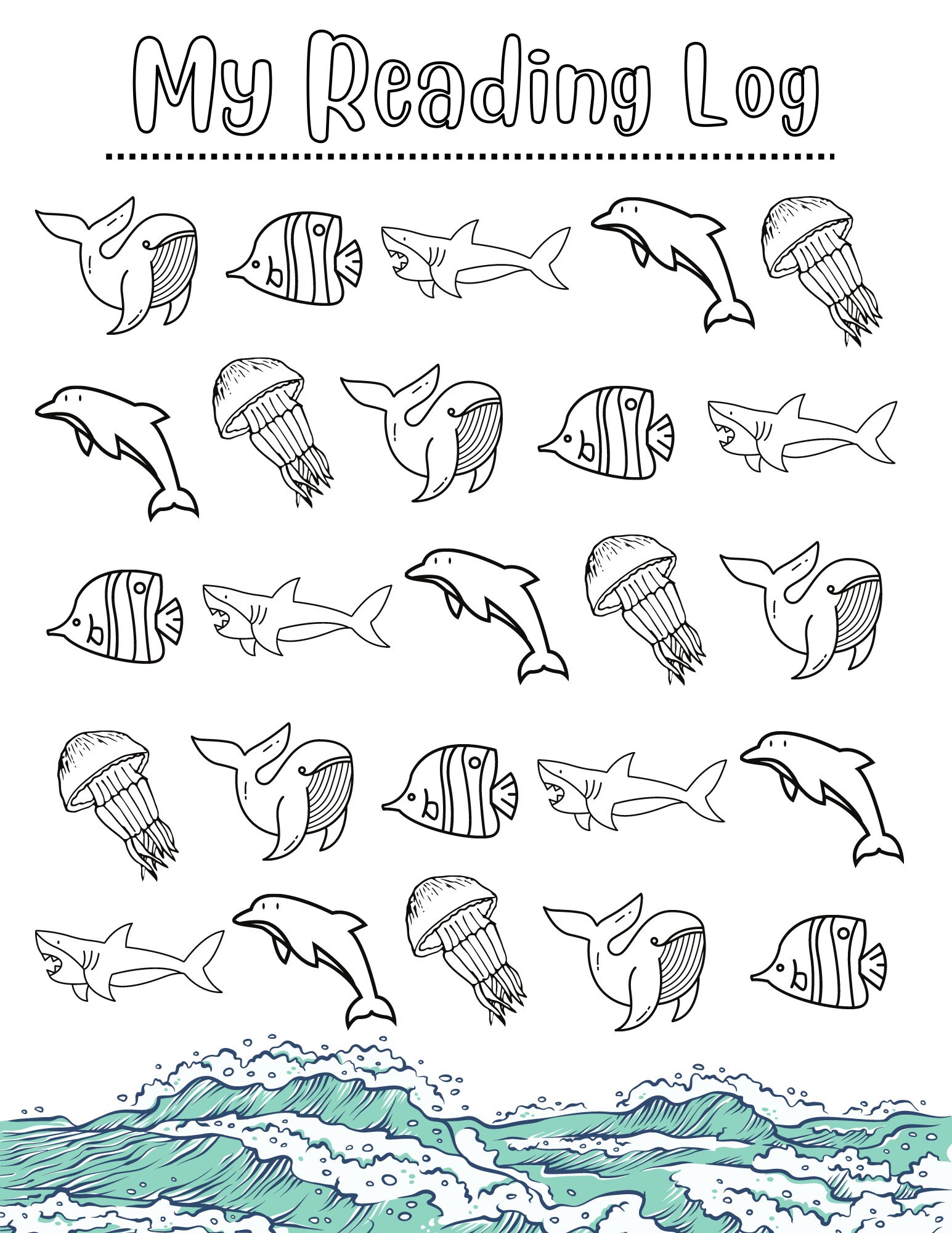 Reading Log Printable Literature Journal Morning Basket Progress ...