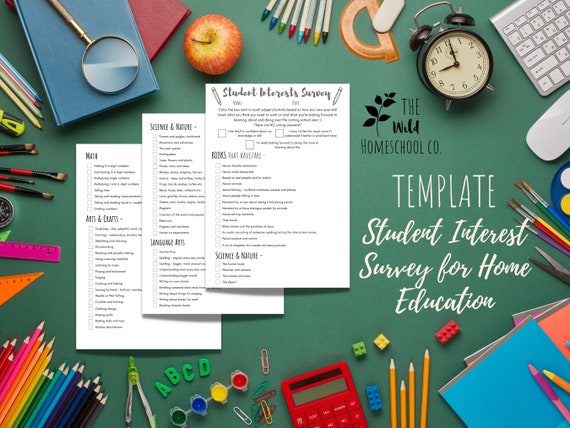 Back to School Learning Interest Survey for Students - Etsy