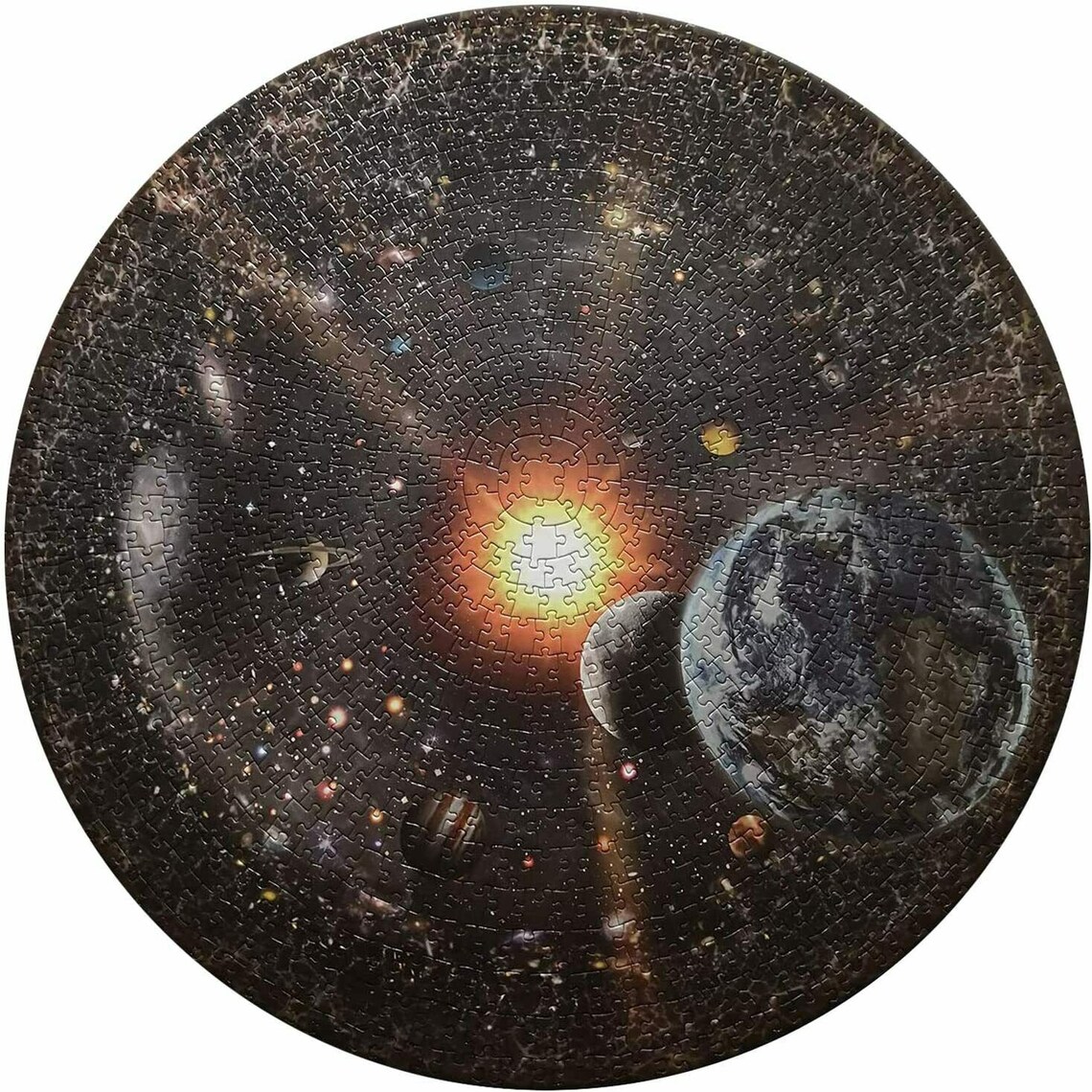 1000 Pieces Round Jigsaw Puzzle 26 - Etsy