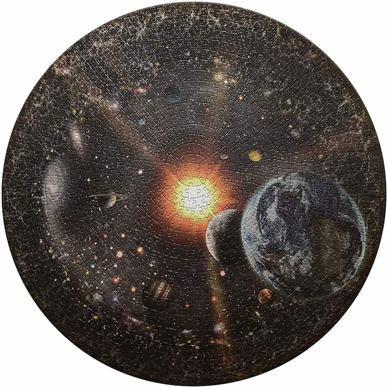 1000 Pieces Round Jigsaw Puzzle 26 - Etsy