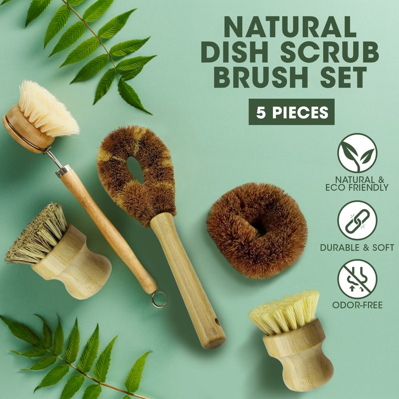 Bamboo Cleaning Brush - Etsy