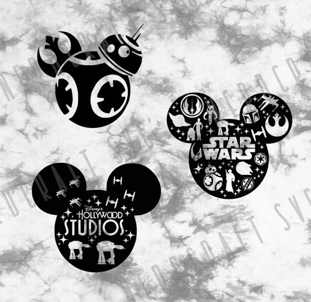 Star Galaxy Mouse Digital Designs 3 Pack Svg Pdf Png Jpg Cut Engrave ...