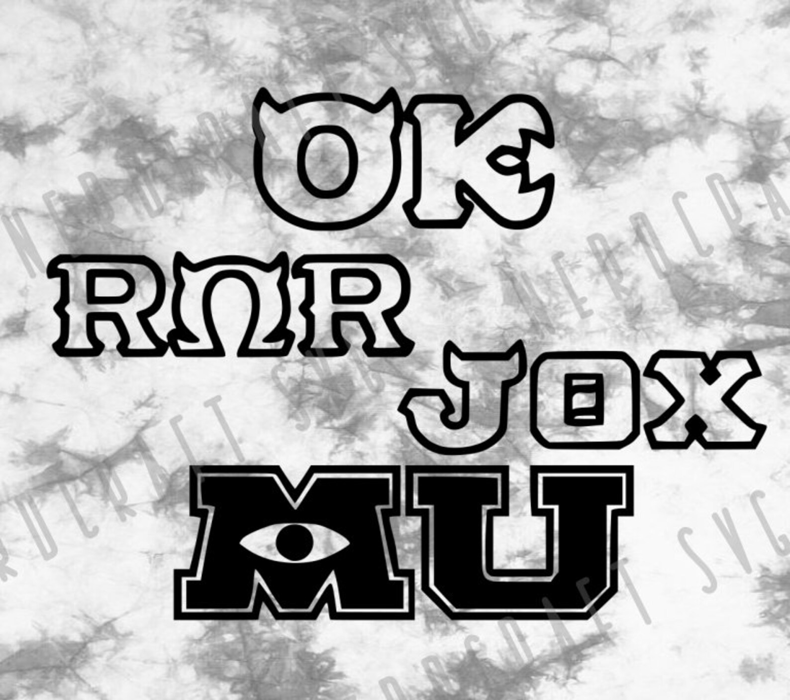 Monsters Frat Pack Design Bundle Download Cut File Svg Png Pdf - Etsy