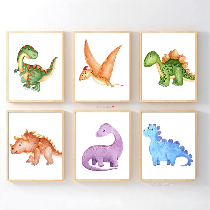 Dinosaur Art Print - Etsy