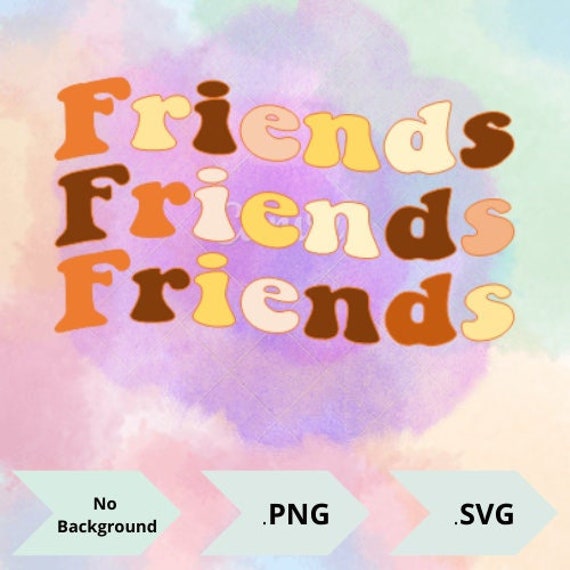 Friends Svg Kind Vibes Svg Boho Svg Wavy Stacked Svg Svg - Etsy