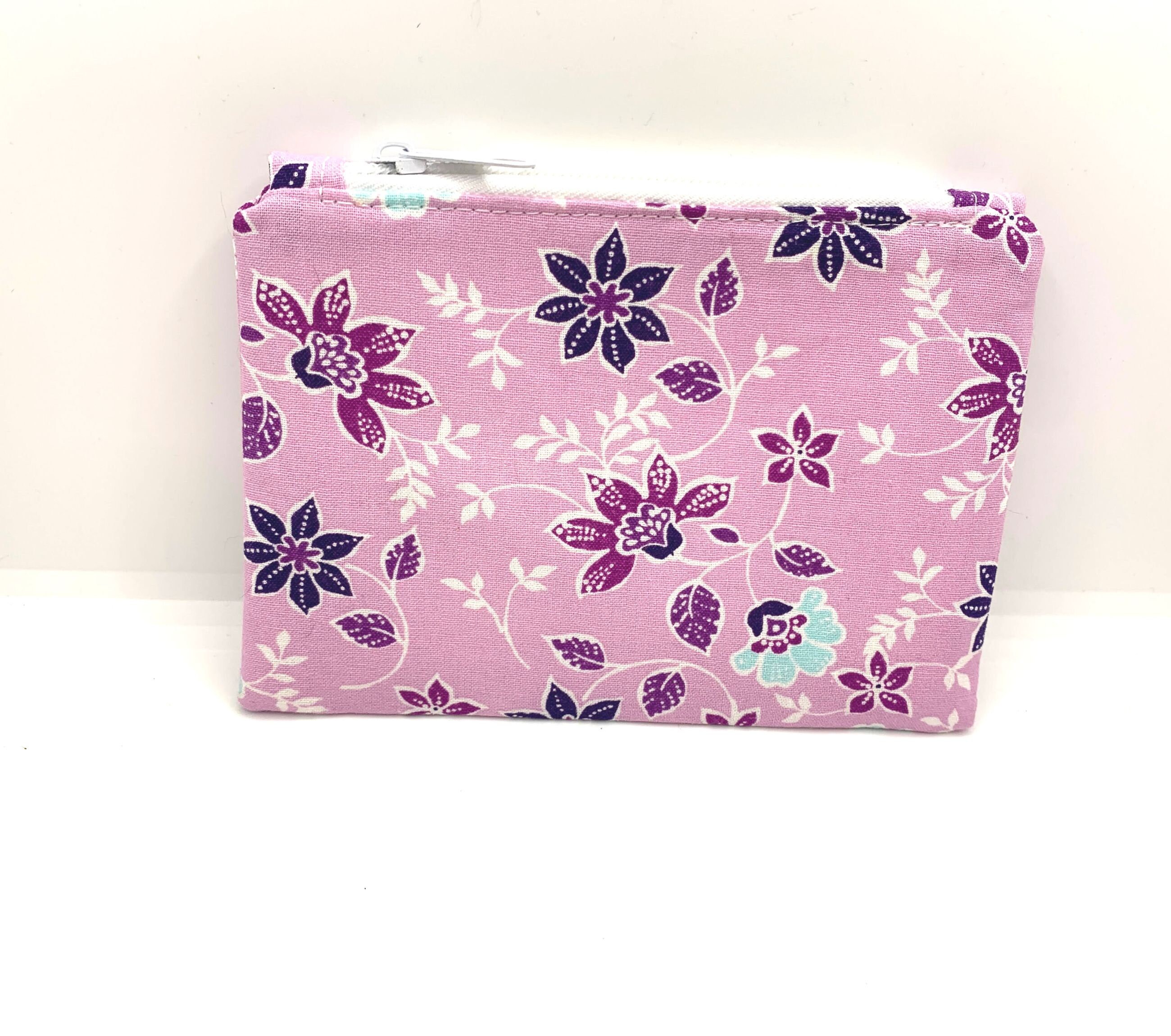 Gorgeous 6x4 Metallic Gold Leaf and Floral Medium Pouches, Zipper Coin ...